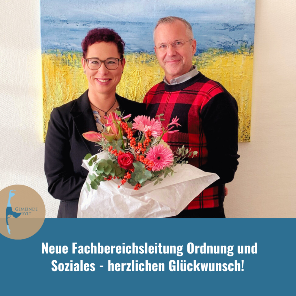 Neue Leitung Fachbereich Ordnung und Soziales - Gemeinde Sylt