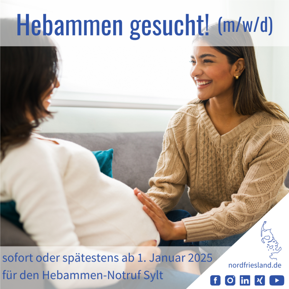 Kreis NF: Hebammen für Sylt gesucht! - Gemeinde Sylt